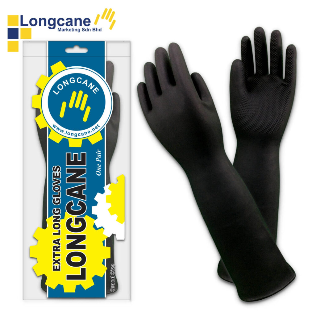 Longcane 45cm Extra Long Rubber Glove - Longcane Marketing Sdn. Bhd.